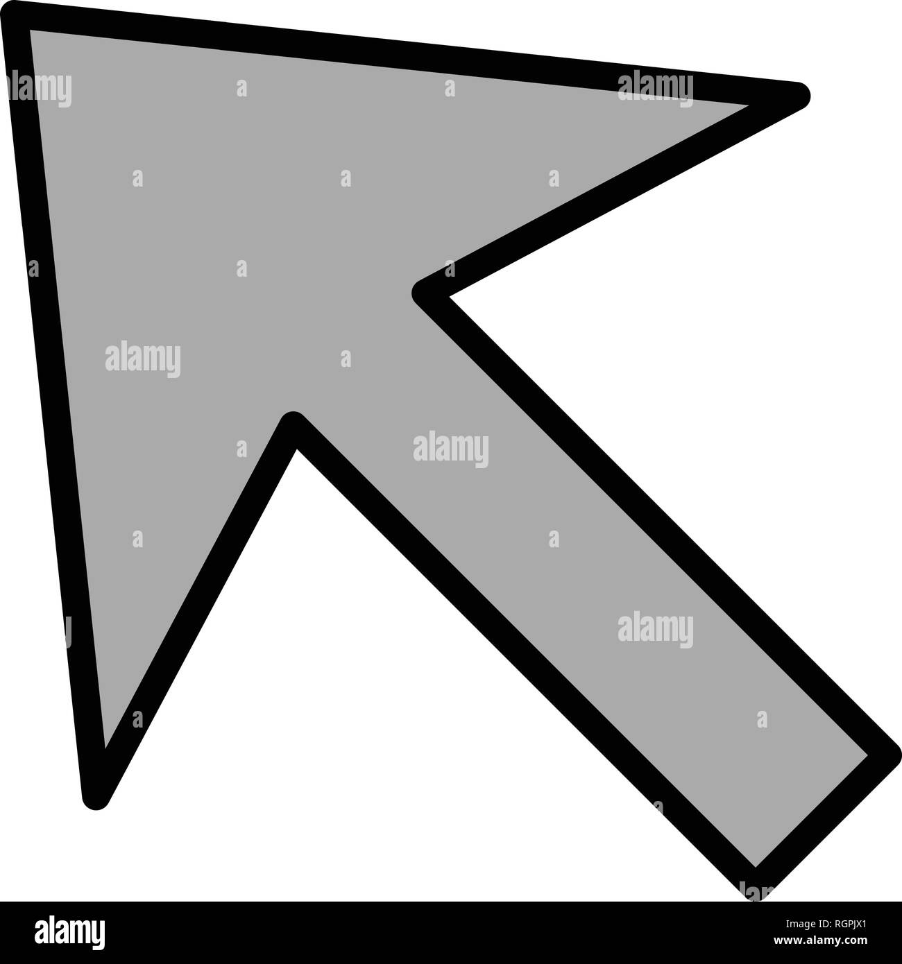 Cursor Vector Icon Sign Icon Vector Illustration For Personal And ...