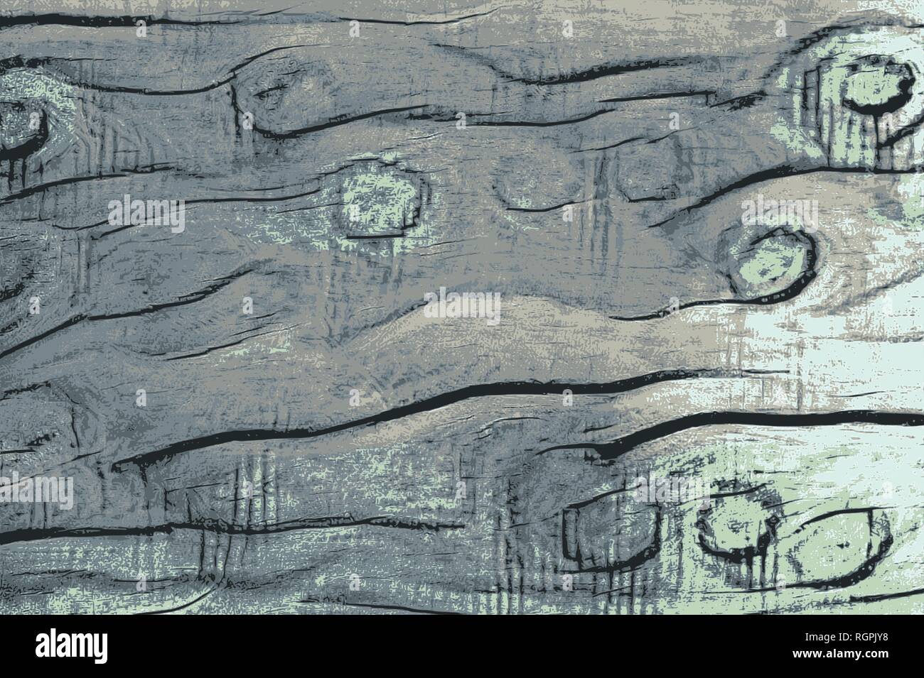 Green stubbly texture of green wood carpentry and damaged planks Stock ...