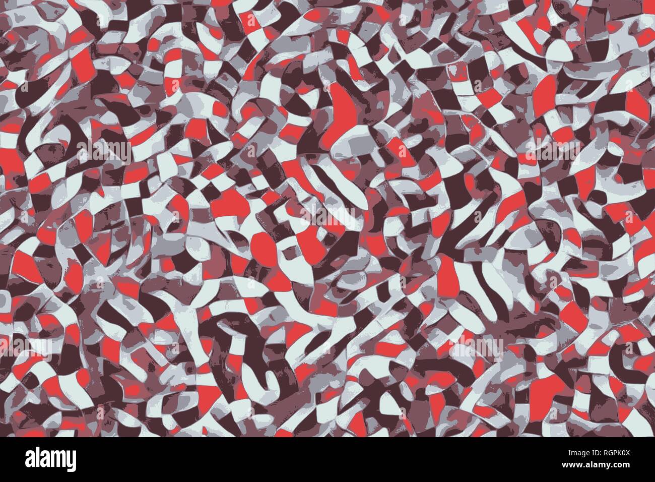 Red confused dizzy texture of a vintage red striped flag Stock Photo ...