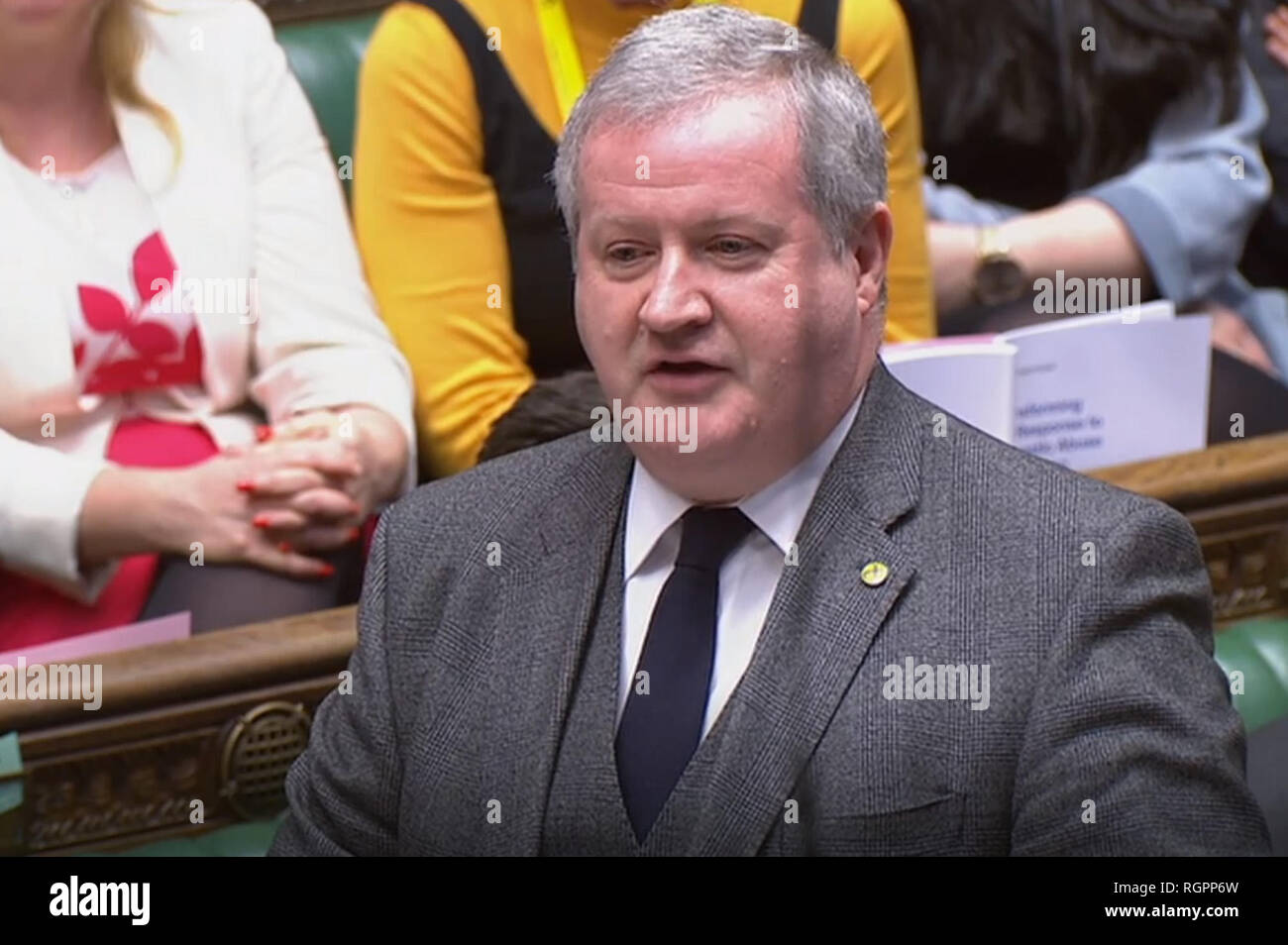SNP Westminster leader Ian Blackford speaks during Prime Minister's ...