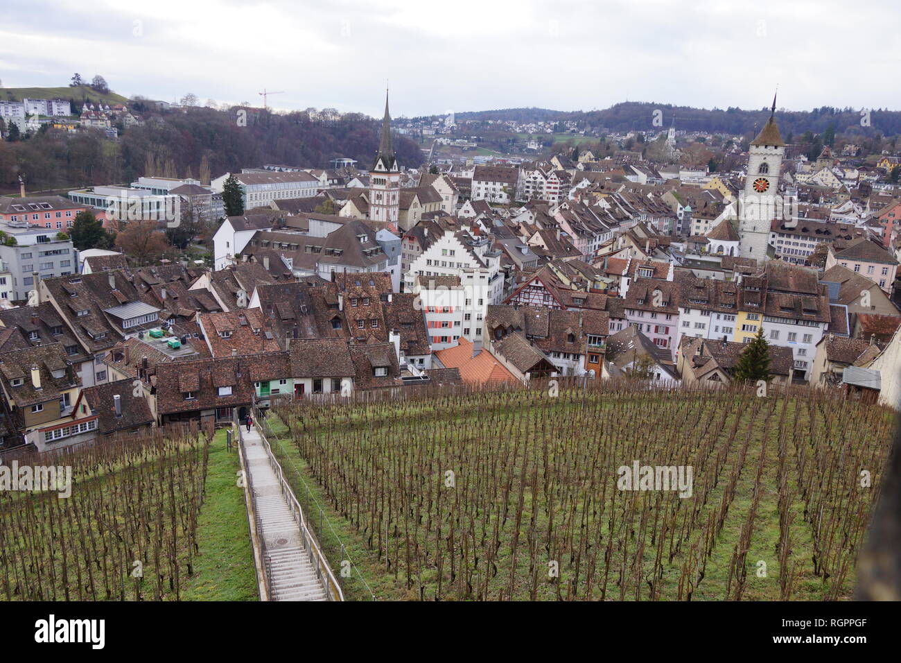 View from munot fortress hi-res stock photography and images - Alamy