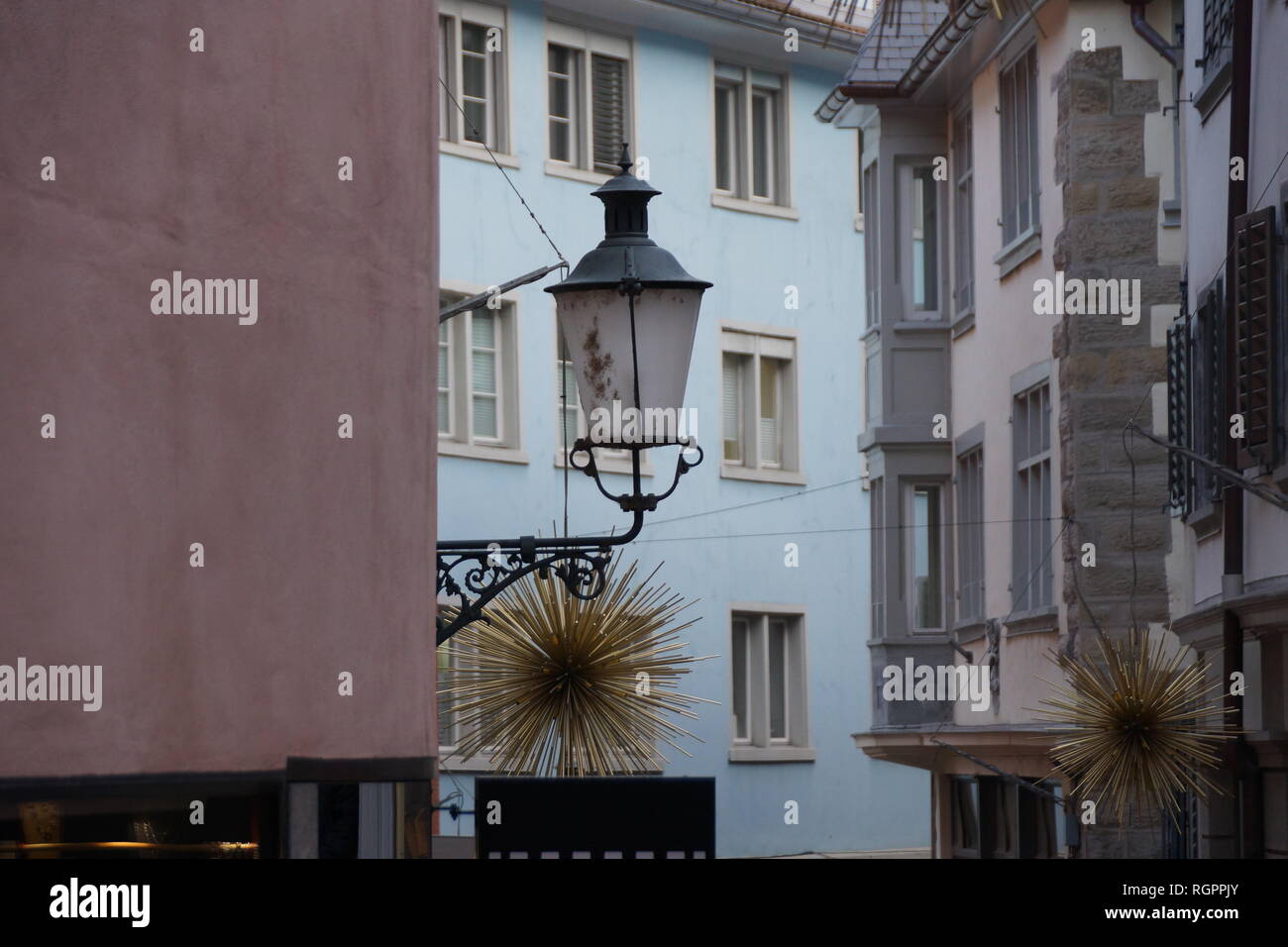 Unique lamp posts of Europe Stock Photo - Alamy