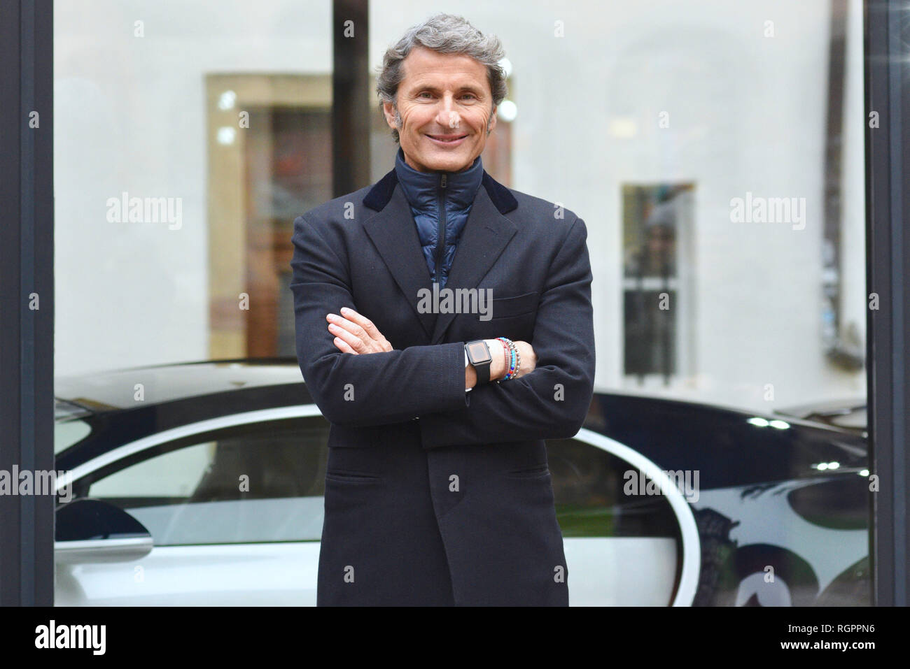 Stephan Winkelmann, president of Bugatti Automobiles S.A.S, here in ...