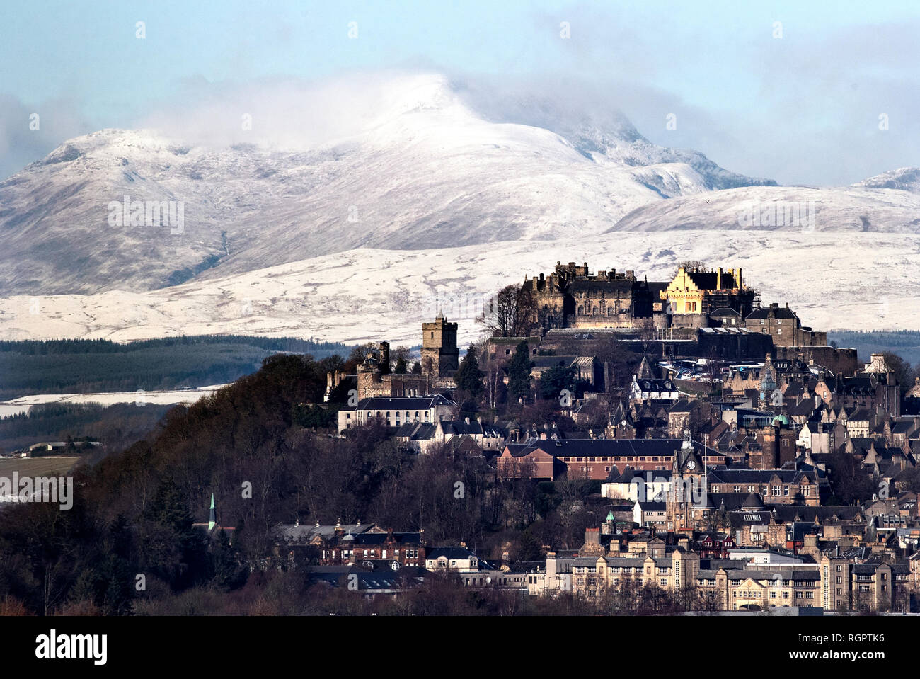 Stirling castle snow hi-res stock photography and images - Alamy