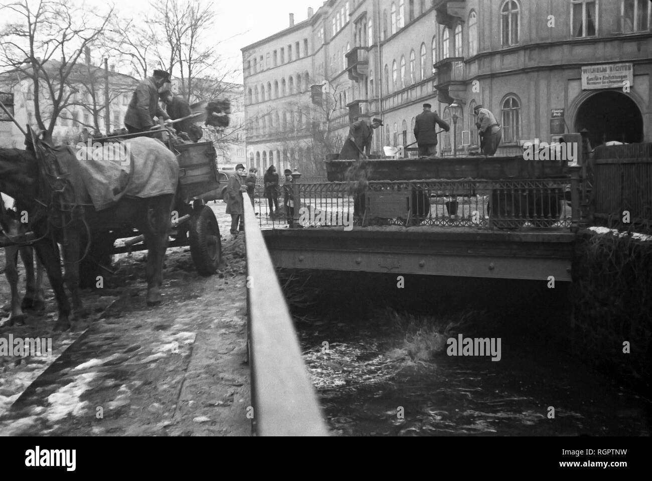 1952 post war east germany gdr german democratic republic Black and ...