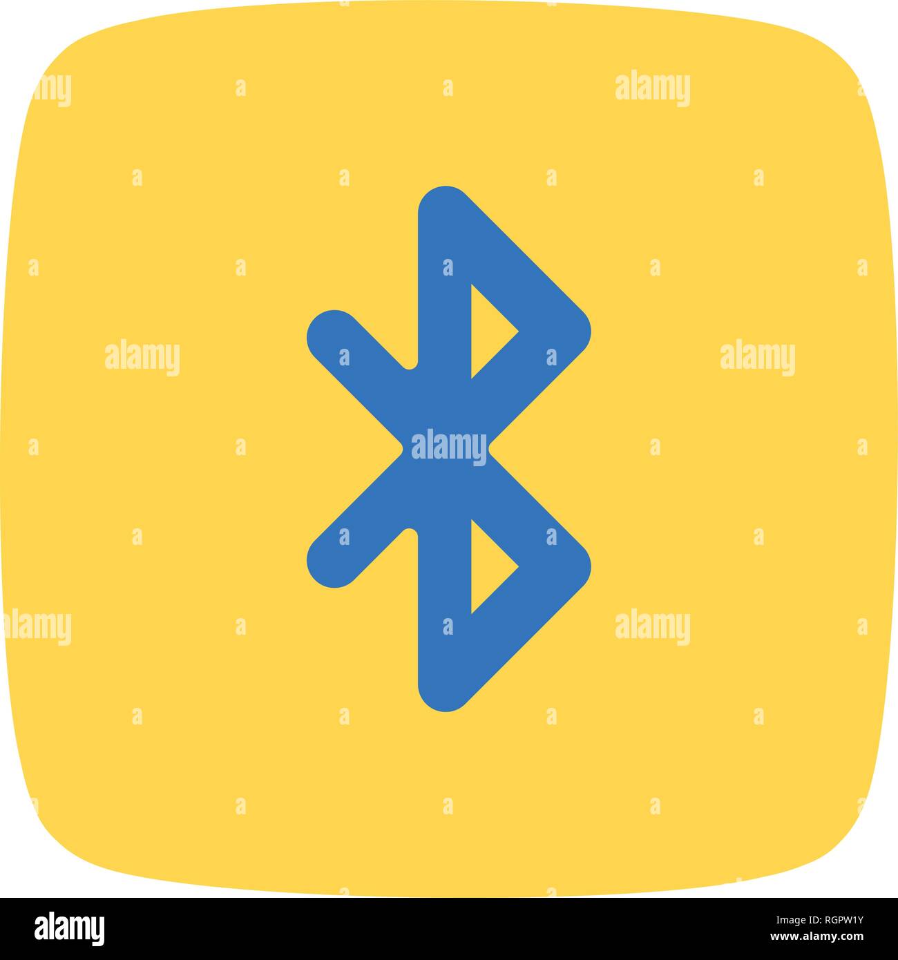 Bluetooth Vector Icon Stock Vector Image & Art - Alamy