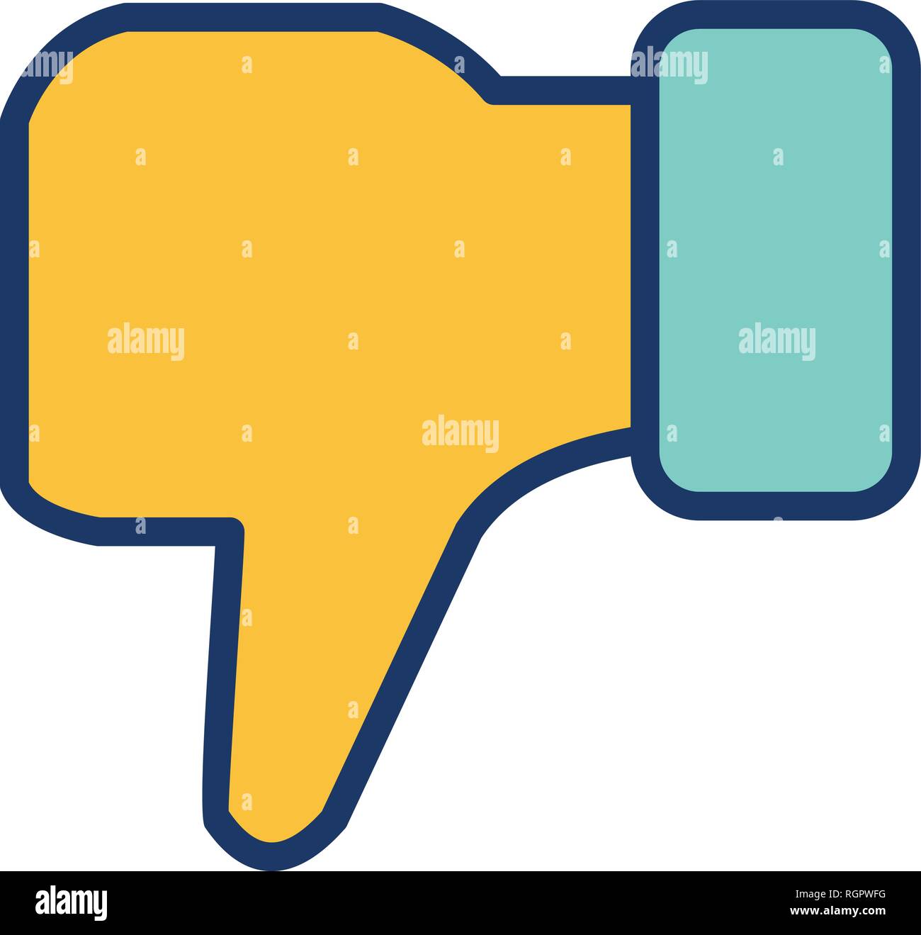 Dislike Vector Icon Sign Icon Vector Illustration For Personal And ...