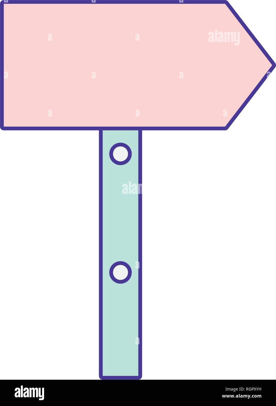 cute arrow guide wooden Stock Vector Image & Art - Alamy