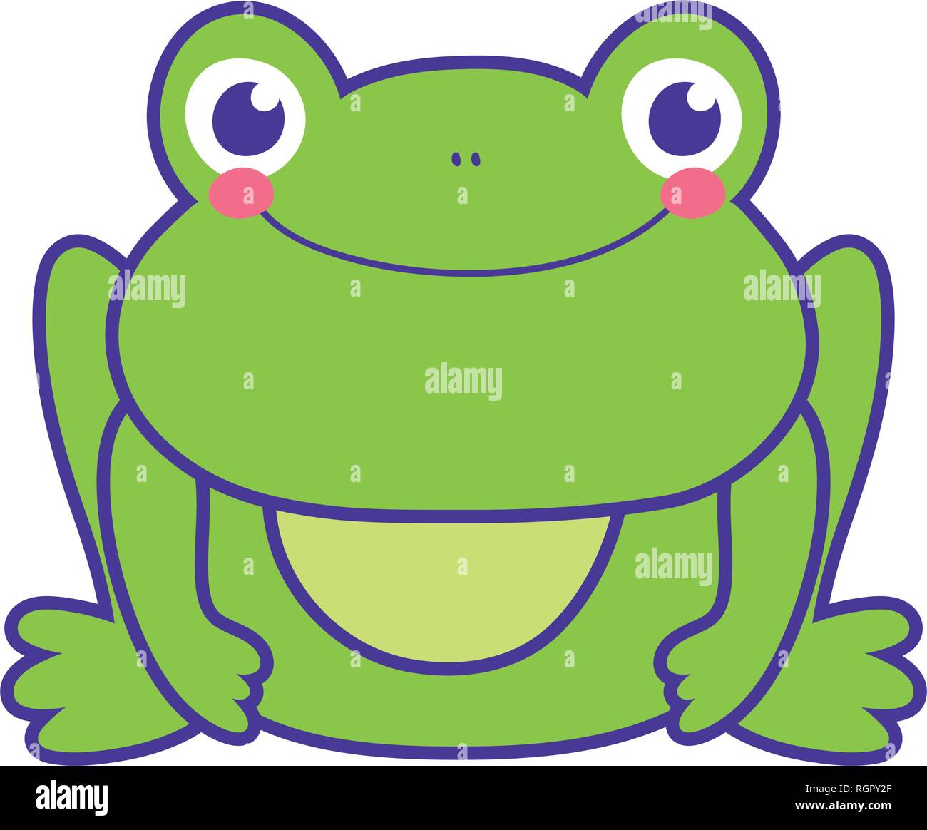 cute toad character icon Stock Vector Image & Art - Alamy