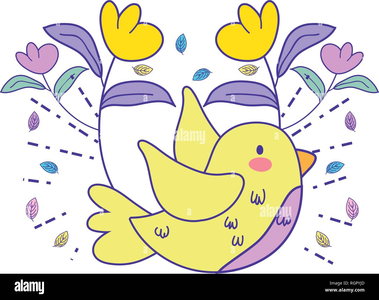 Animated birds flying Stock Vector Images - Alamy