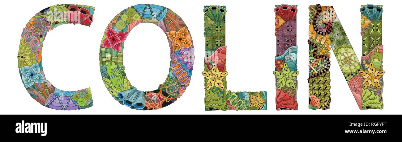 Colin Stock Vector Images - Alamy