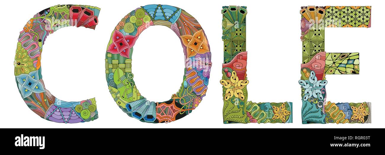 T cole Stock Vector Images - Alamy