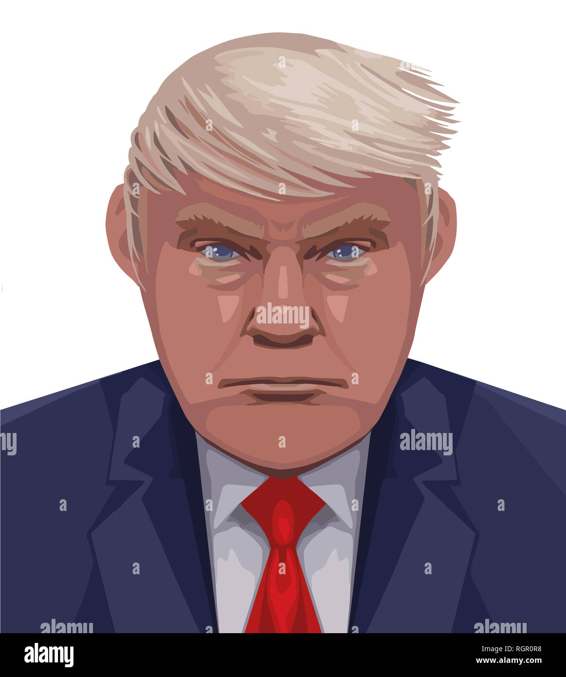 Donald trump angry face hi-res stock photography and images - Alamy