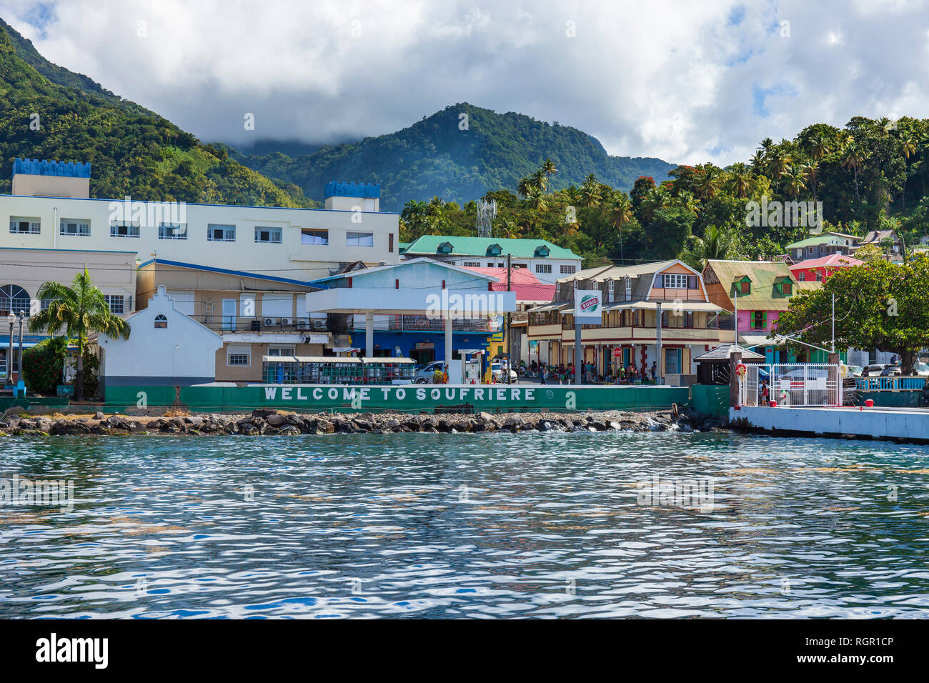 Soufriere town hi-res stock photography and images - Alamy
