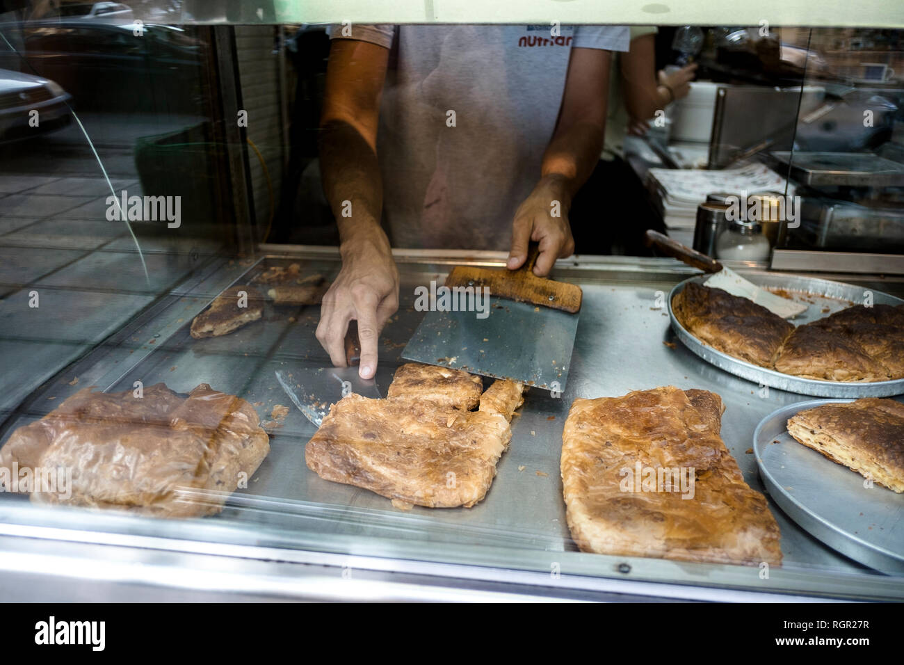 Bougatsa pie hi-res stock photography and images - Alamy