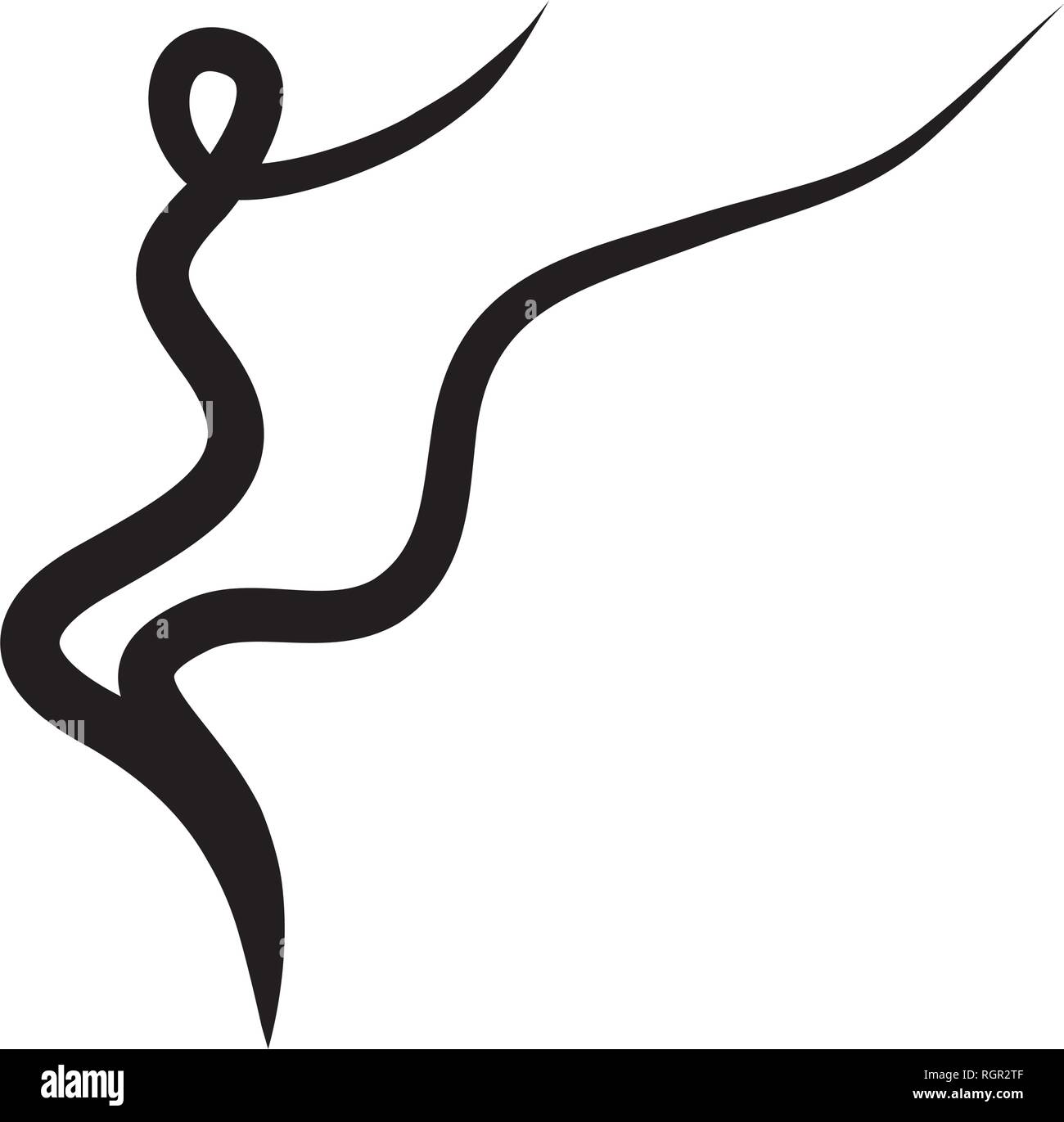 abstract dancer, vector Stock Vector Image & Art - Alamy