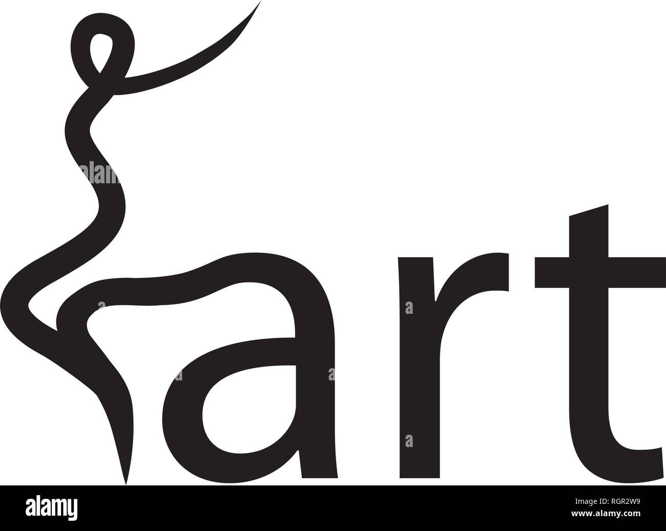 abstract dancer, vector Stock Vector Image & Art - Alamy