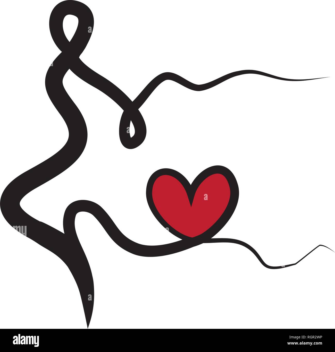 abstract dancer, vector Stock Vector Image & Art - Alamy