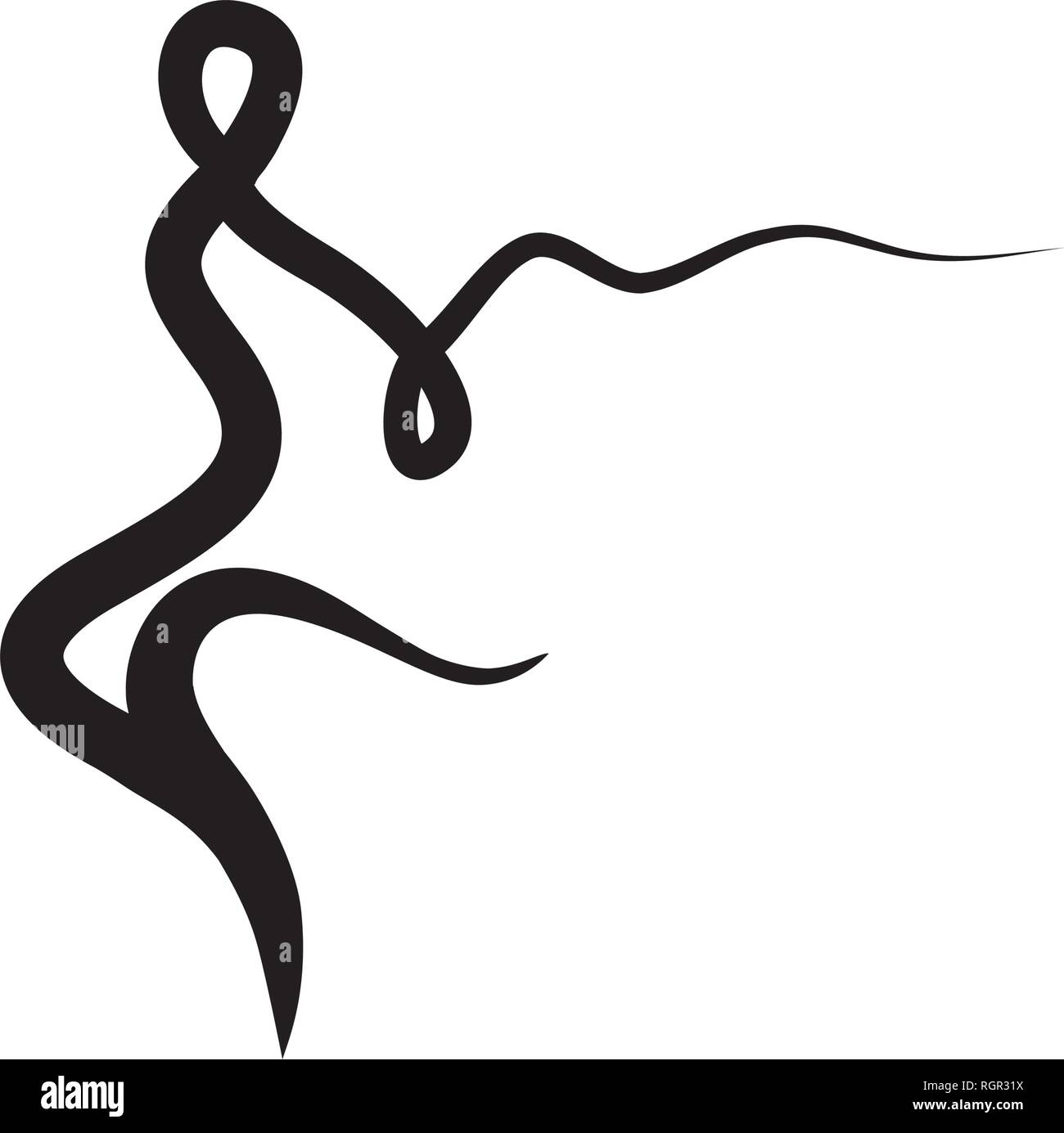 abstract dancer, vector Stock Vector Image & Art - Alamy