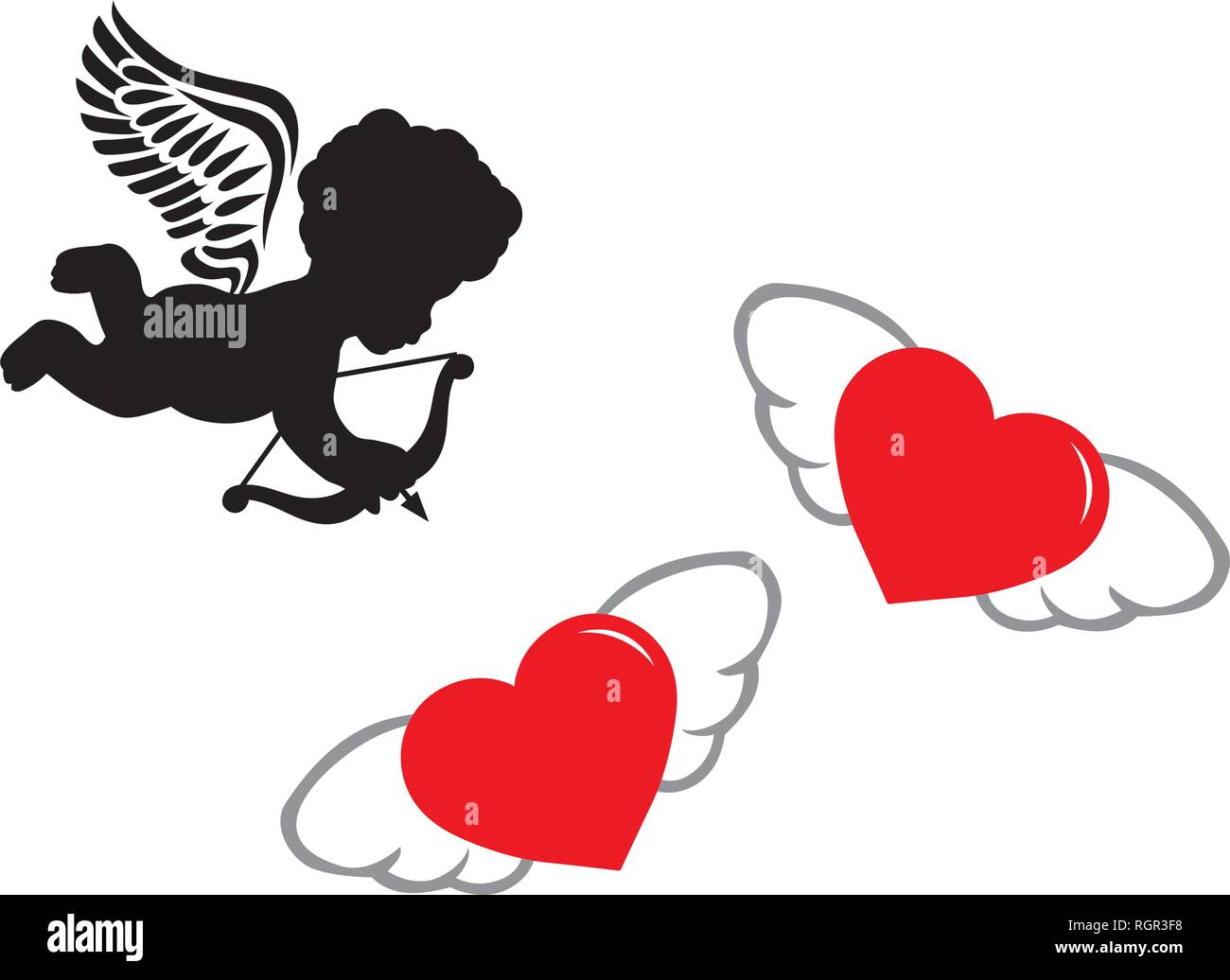 cupid love, vector Stock Vector Image & Art - Alamy