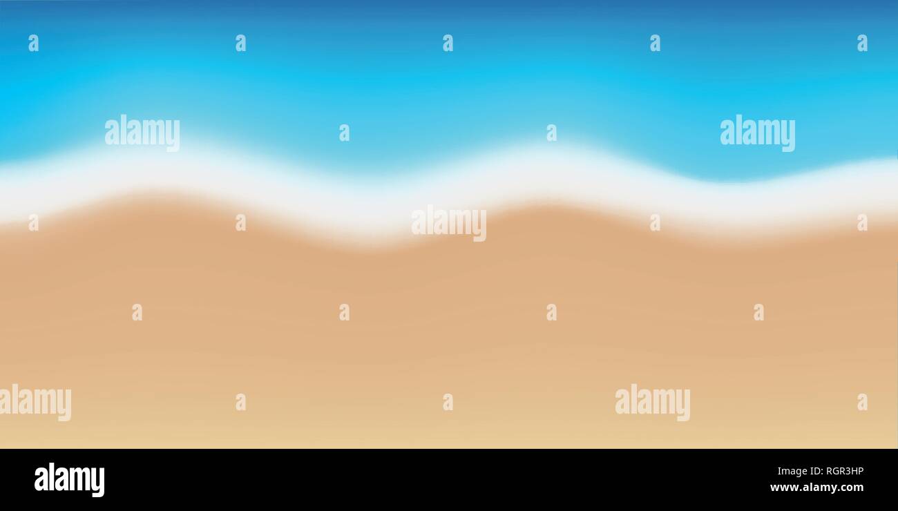 Panorama tropical lagoon summer Stock Vector Images - Alamy