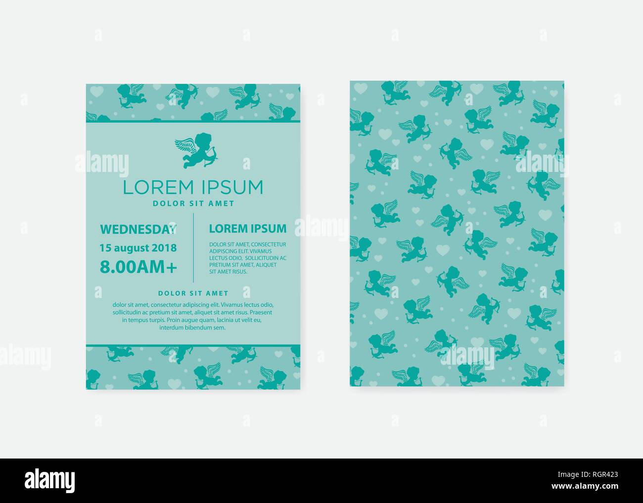 cupid, event invitation template Stock Vector Image & Art - Alamy