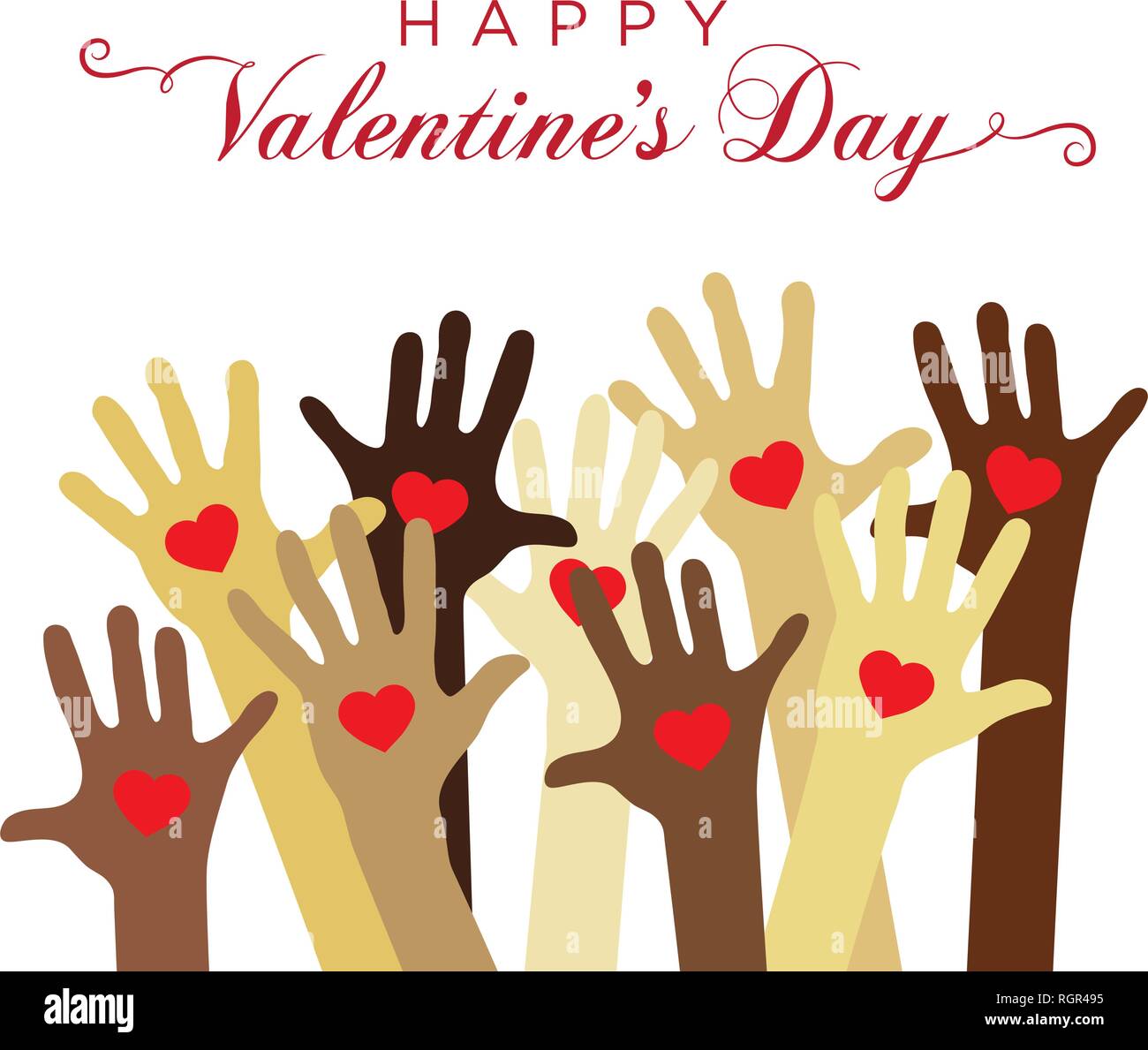 Hand to heart respect Stock Vector Images - Alamy