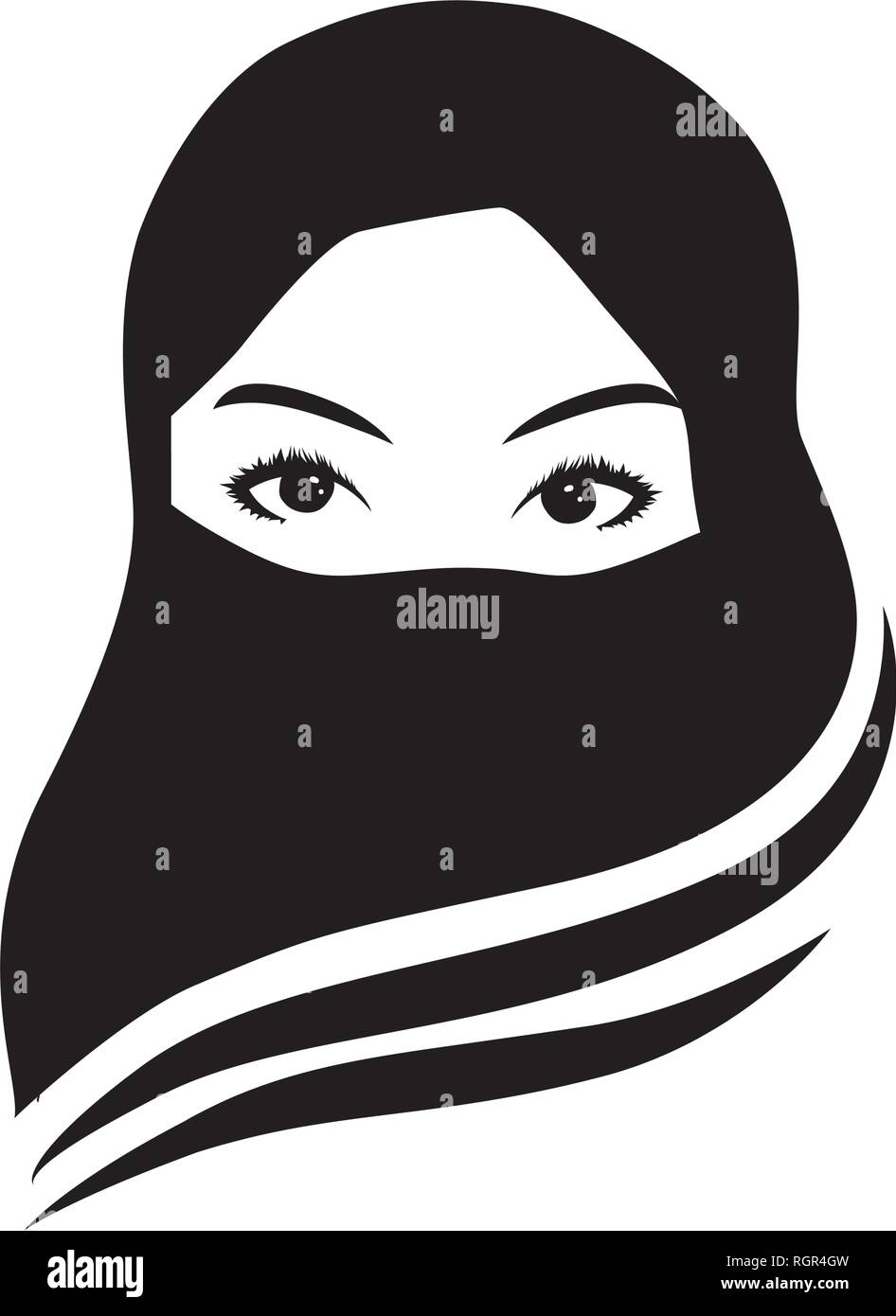 Veil vector vectors hi-res stock photography and images - Alamy