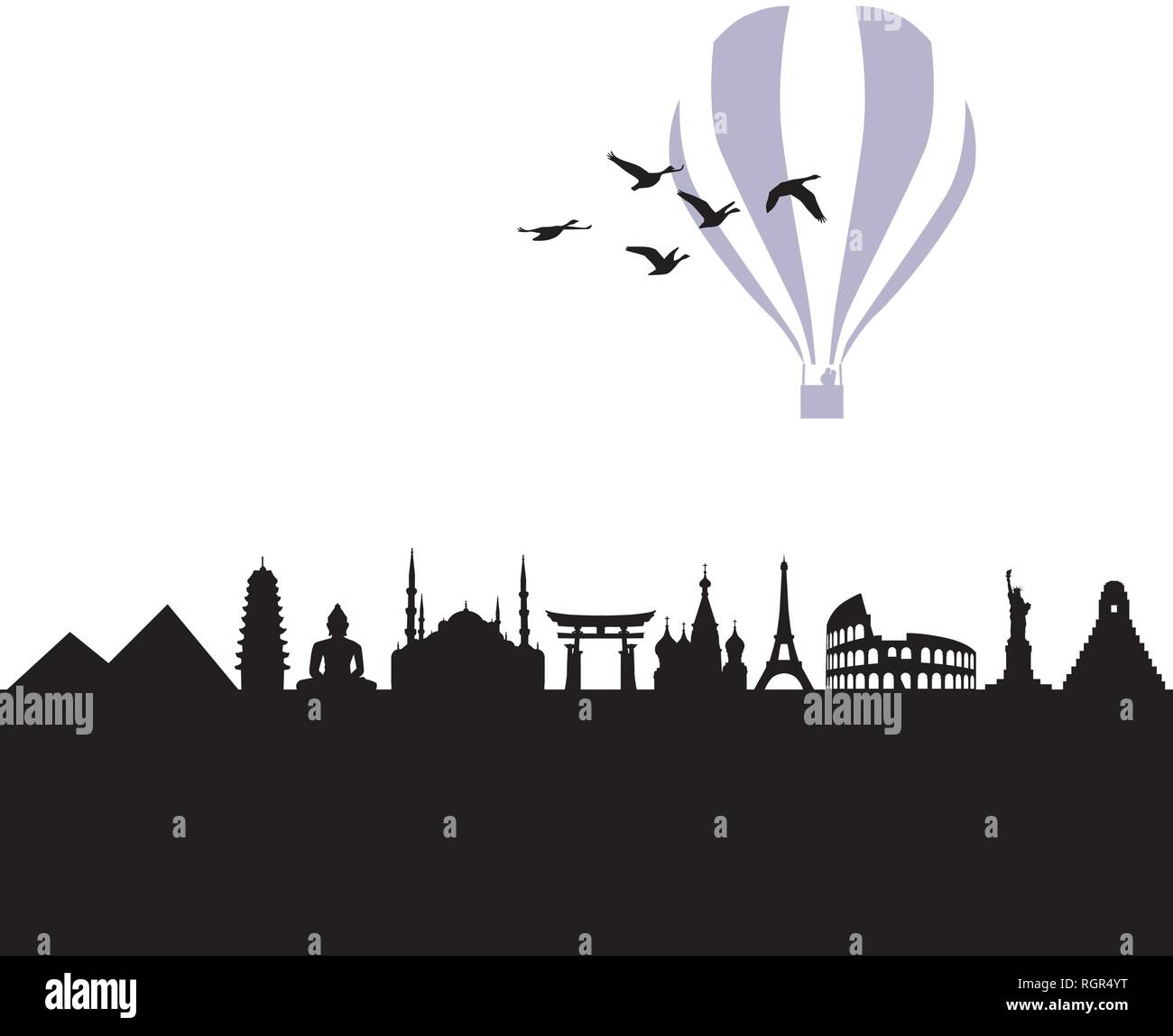 Travel Around The World Stock Vector Image Art Alamy travel-around-the-world-stock-vector-image-art-alamy