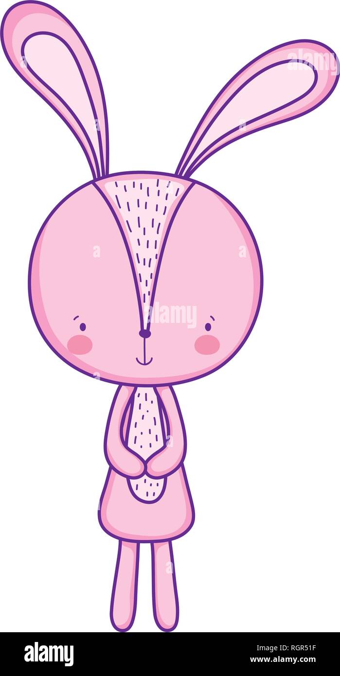 cute little rabbit character Stock Vector Image & Art - Alamy