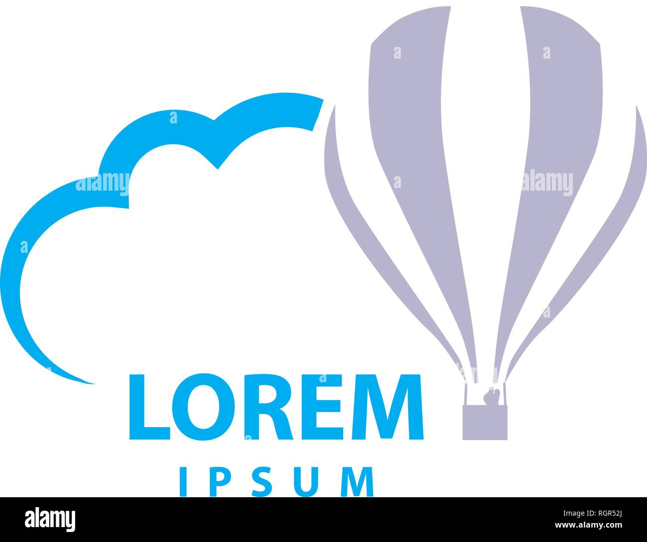 Hot air balloon, vector Stock Vector Image & Art - Alamy