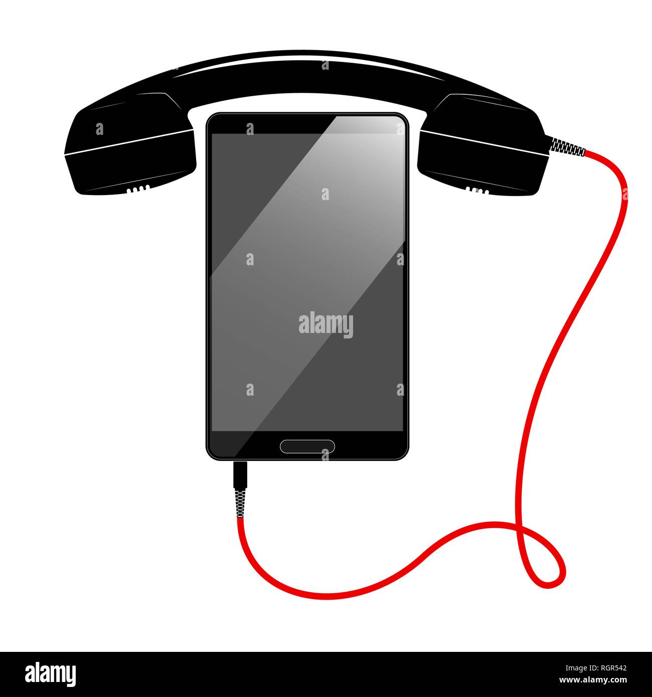 Old wire connection Stock Vector Images - Alamy