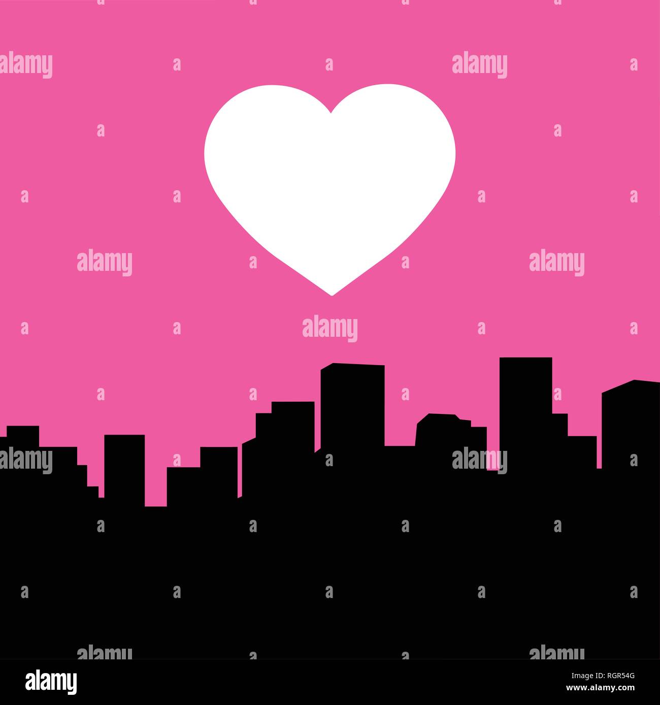 love city, vector Stock Vector Image & Art - Alamy