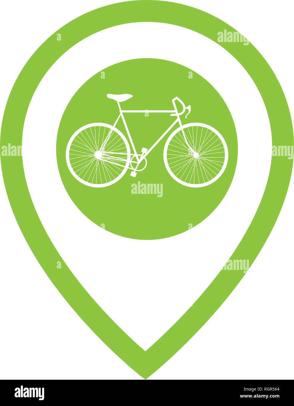 bicycle, vector icon Stock Vector Image & Art - Alamy