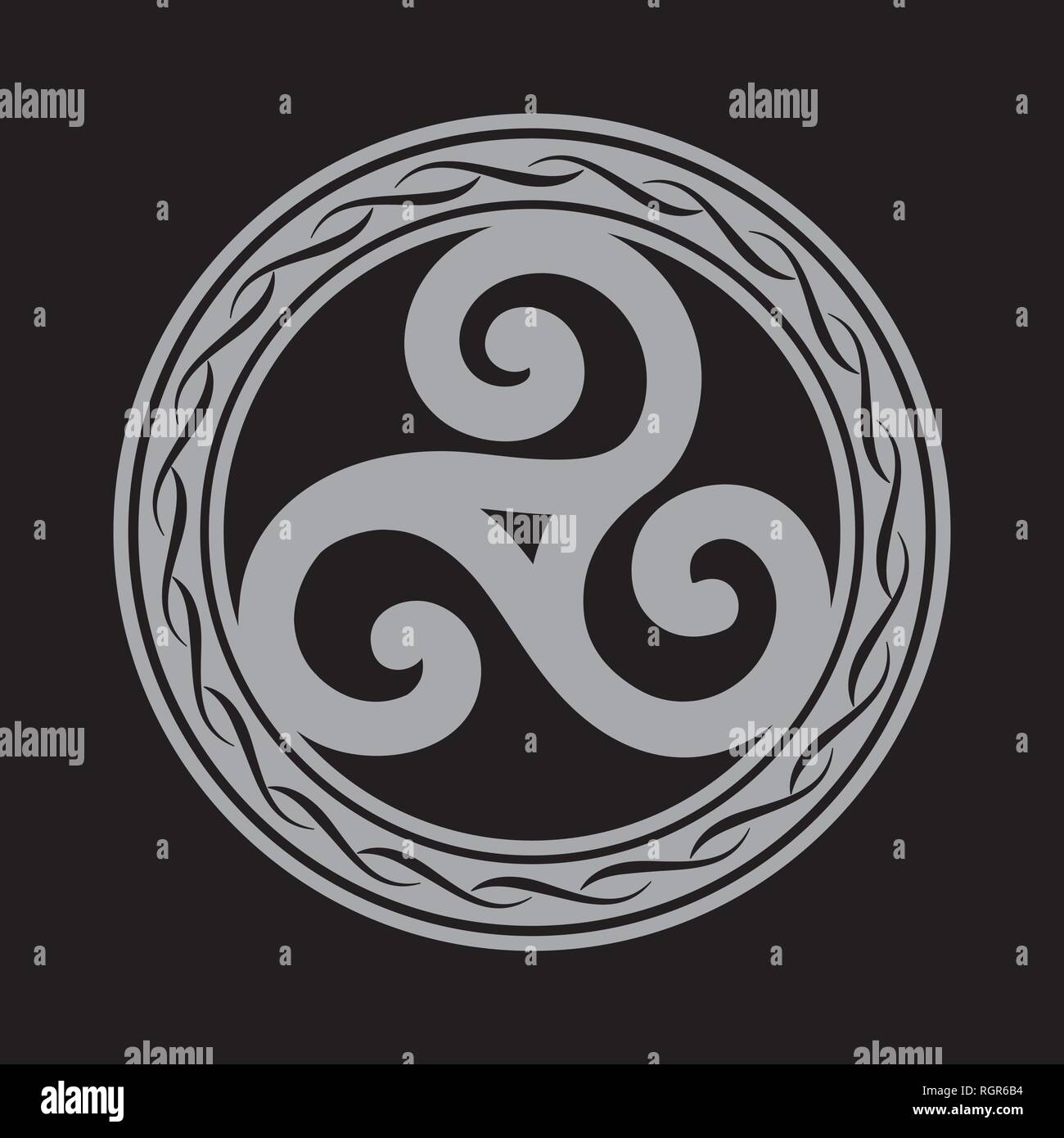 Triskele triskelion Stock Vector Images - Alamy