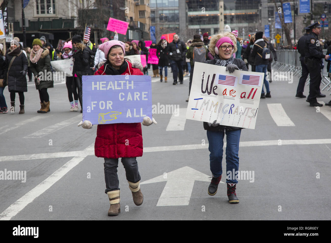 Annual womens march hi-res stock photography and images - Alamy