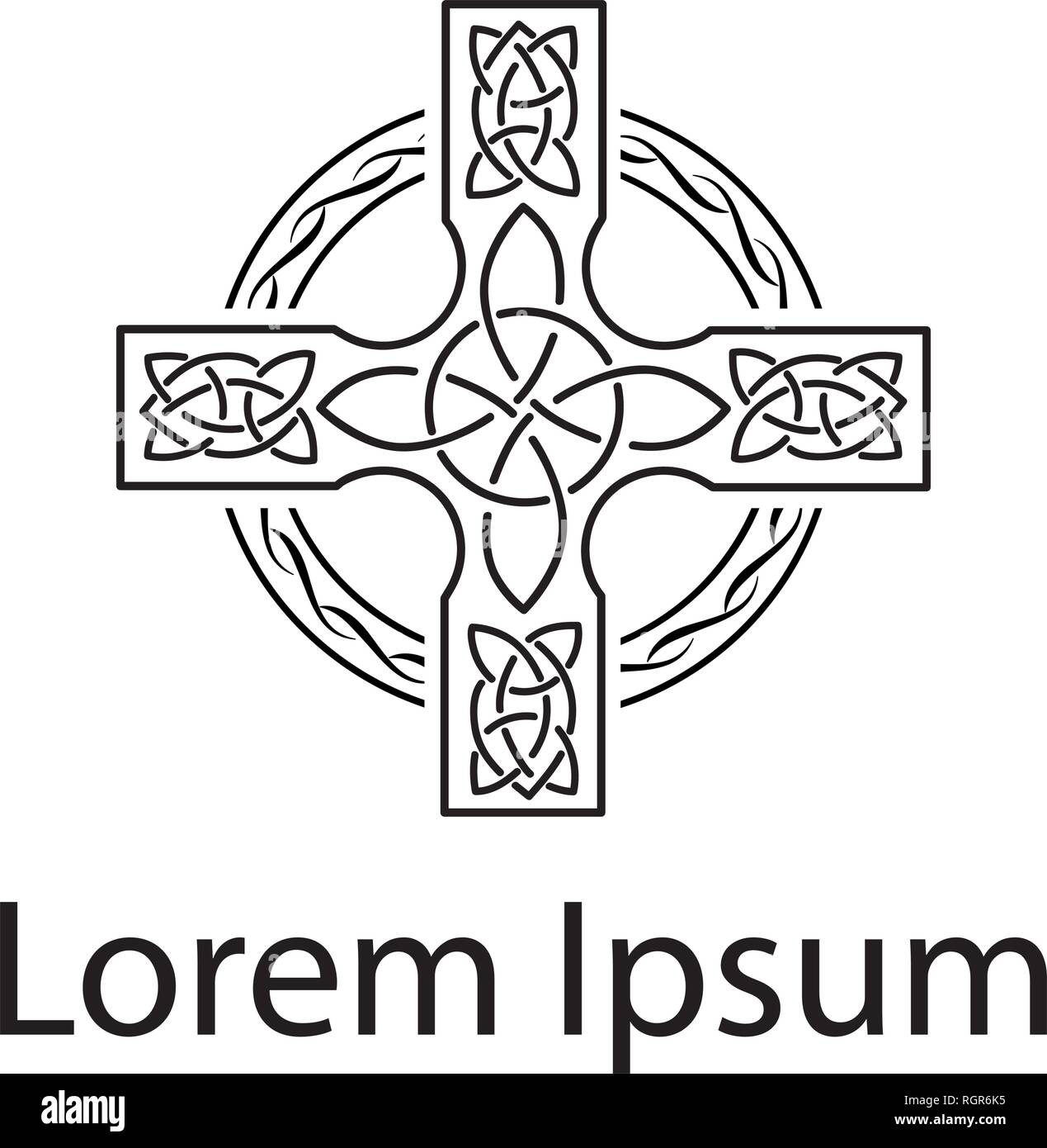 Celtic cross, vector Stock Vector Image & Art - Alamy