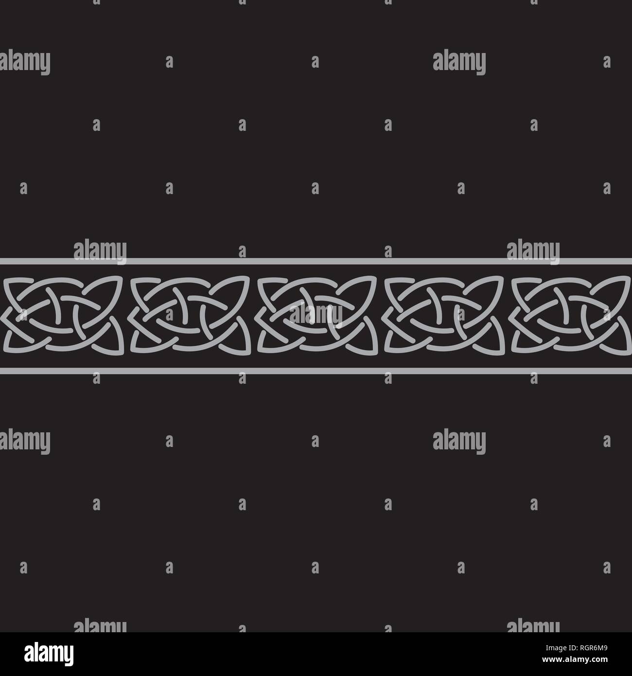 Simple Celtic Border Stock Vector Image & Art - Alamy