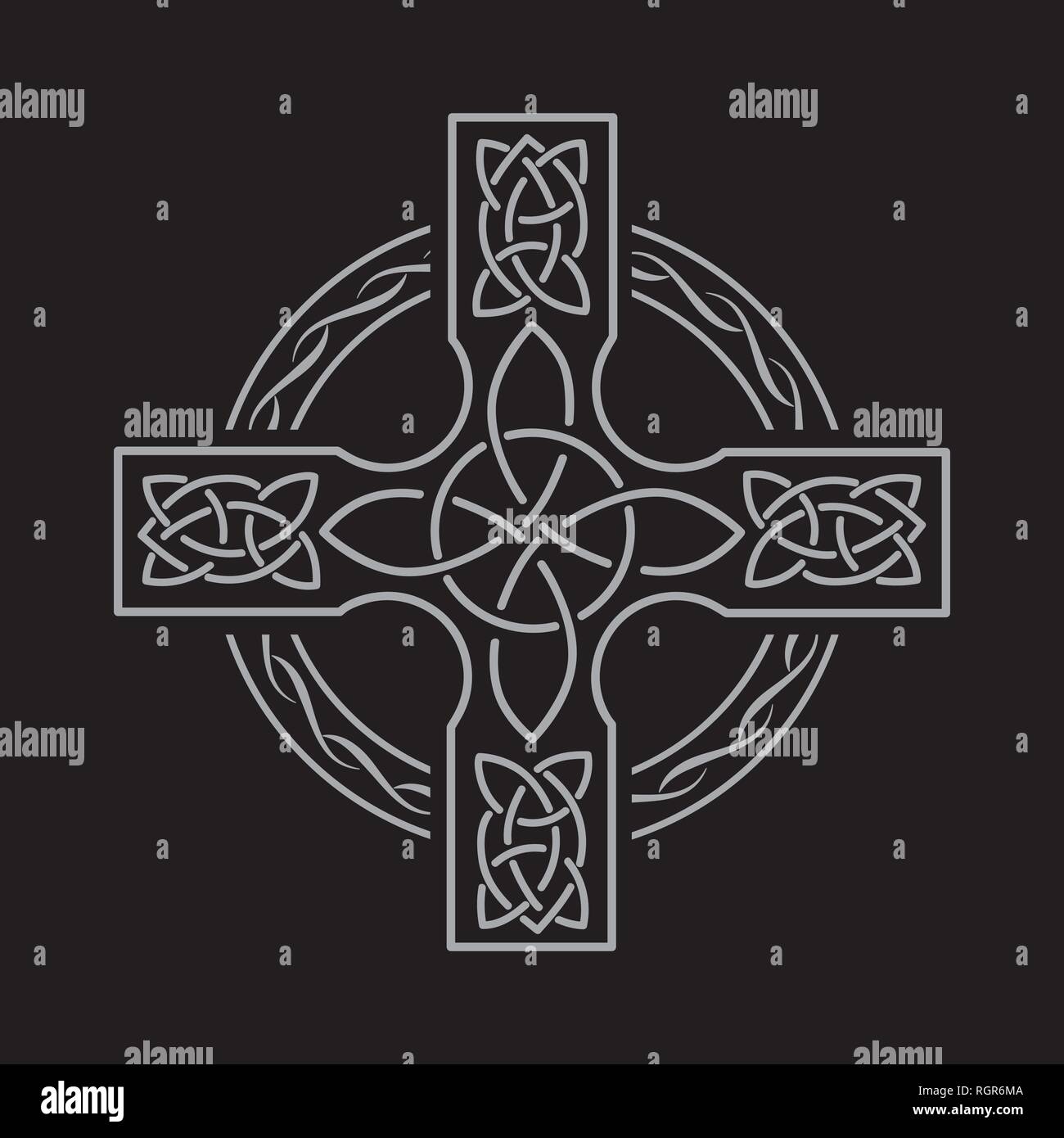 Celtic cross, vector Stock Vector Image & Art - Alamy
