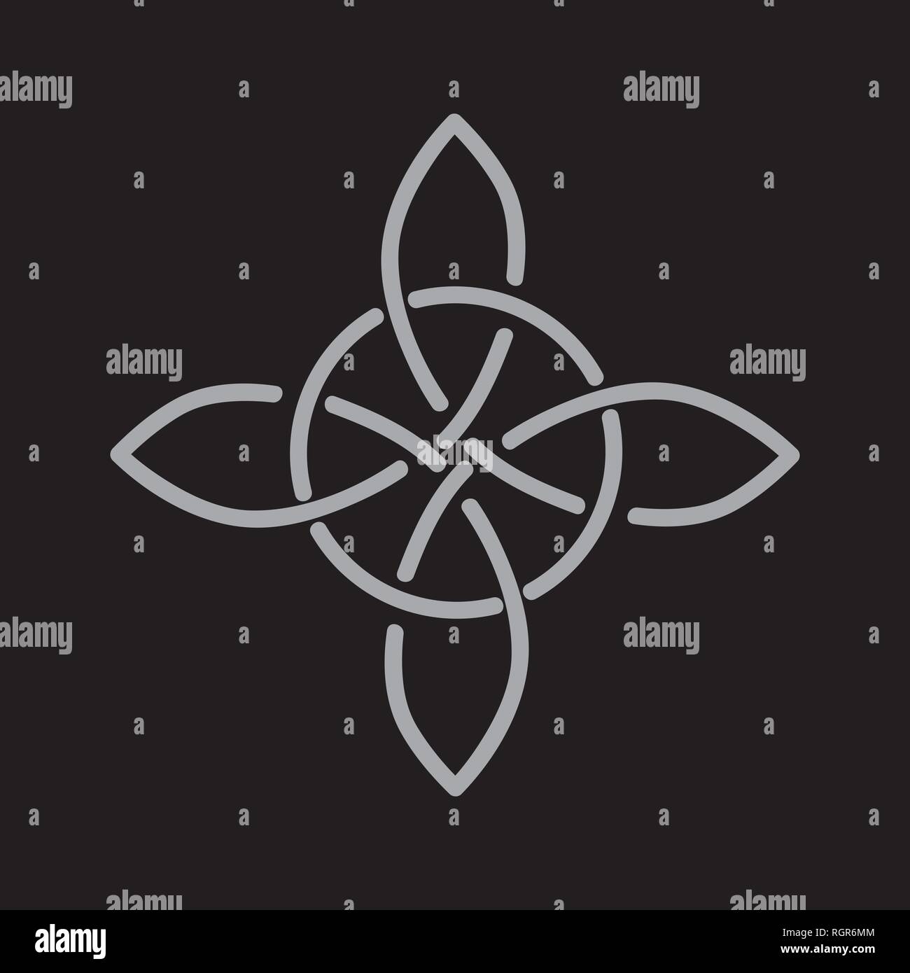 Old stone catholic cross Stock Vector Images - Alamy