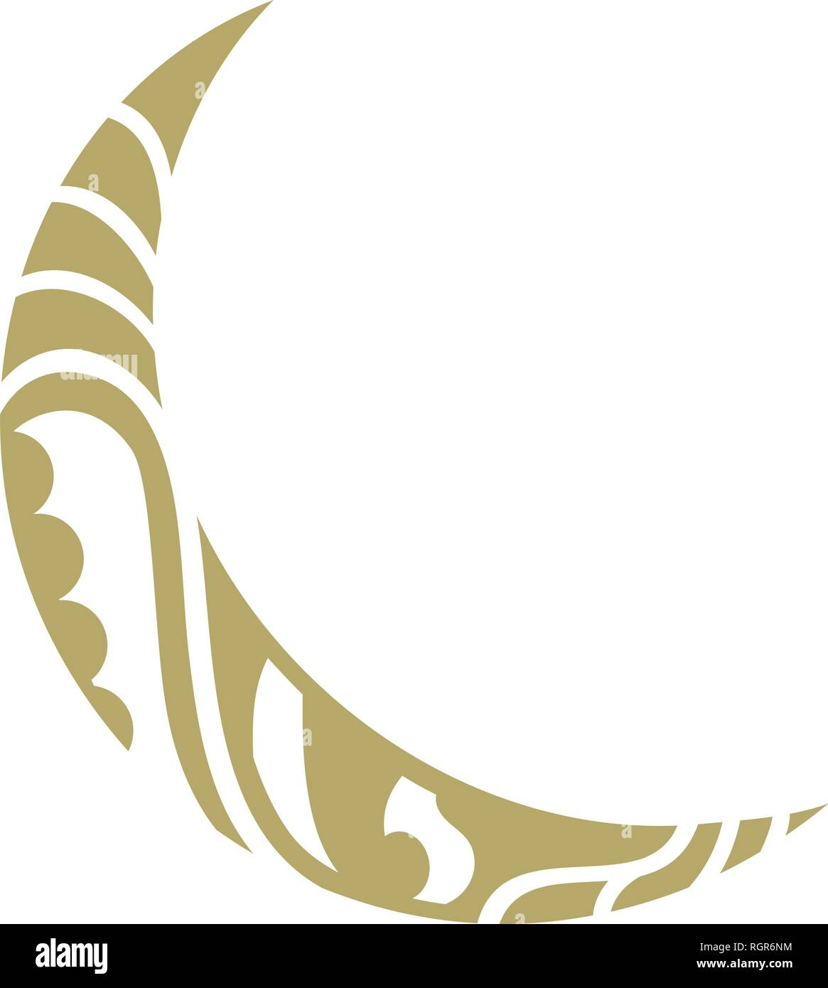 crescent moon logo Stock Vector Image & Art - Alamy