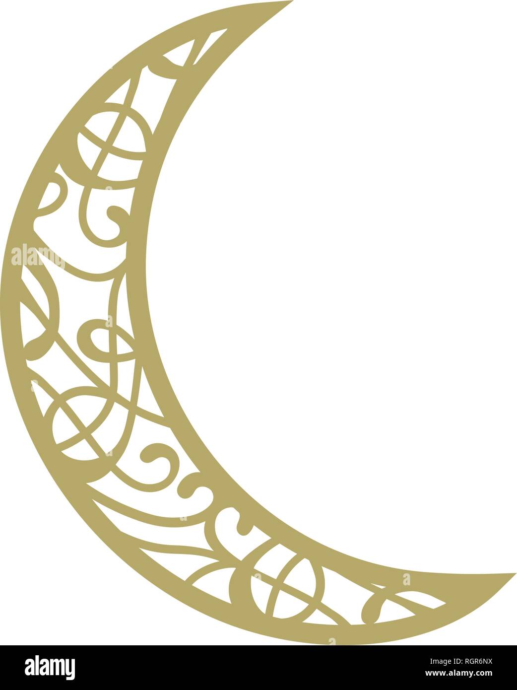 crescent moon logo Stock Vector Image & Art - Alamy