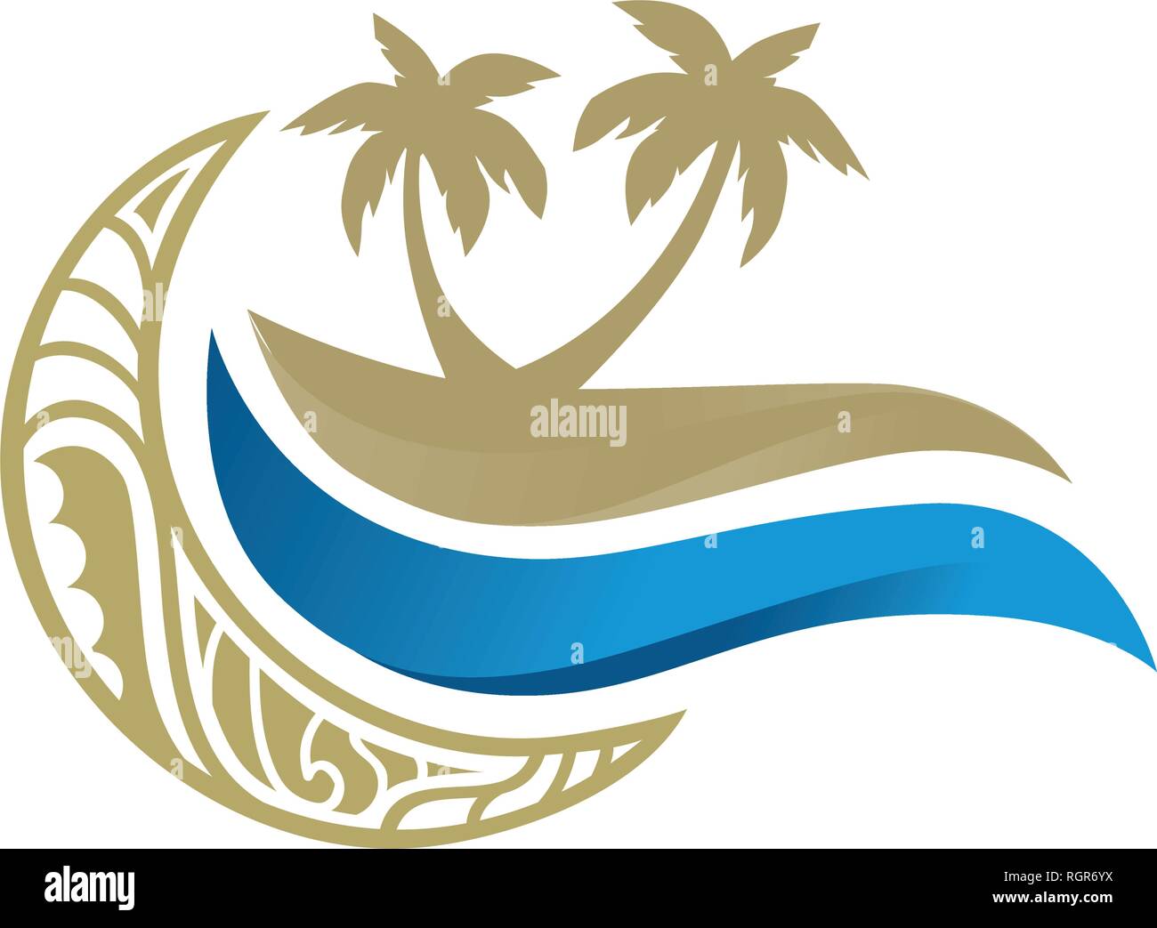 Desert crescent moon Stock Vector Images - Alamy