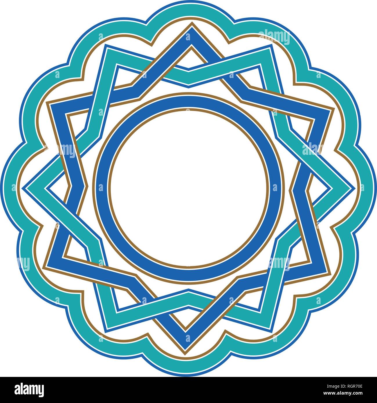 Mandala. Circular figure representing the universe in Hindu and ...