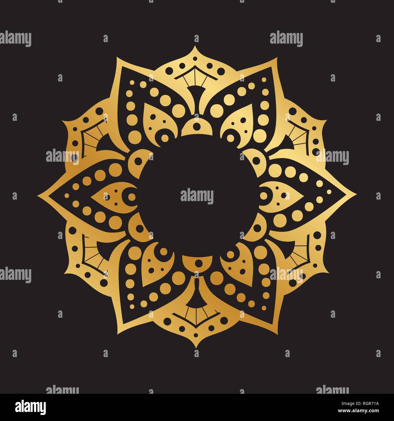 Om mandala frame hi-res stock photography and images - Alamy