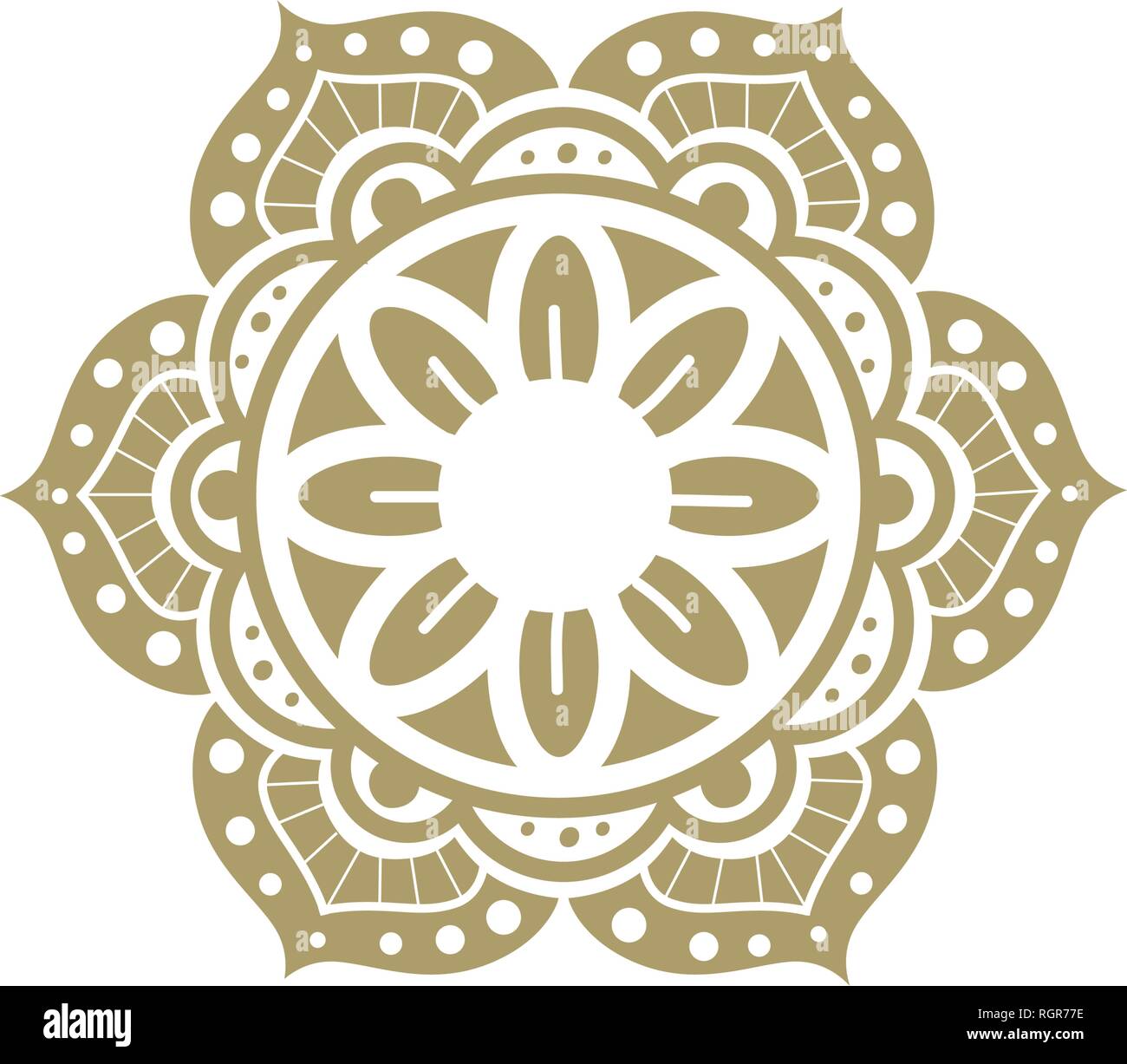 Mandala. Circular figure representing the universe in Hindu and ...
