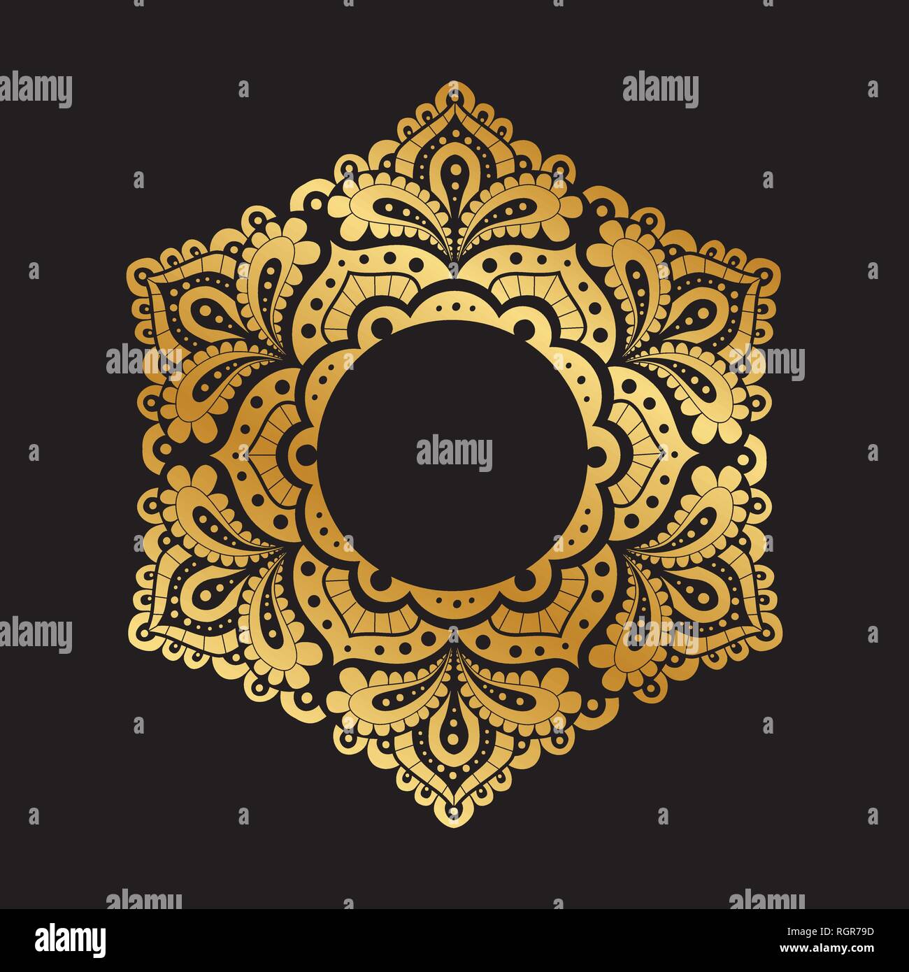 Mandala. Circular figure representing the universe in Hindu and ...
