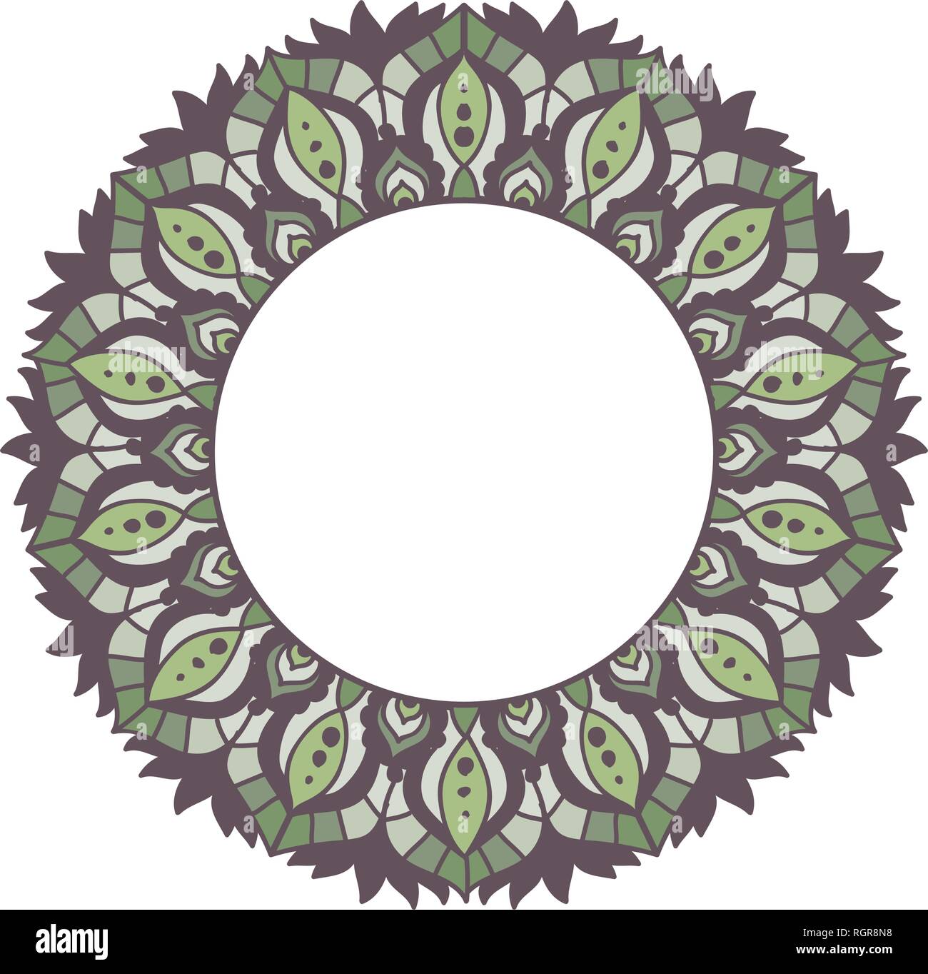 Mandala. Circular figure representing the universe in Hindu and ...