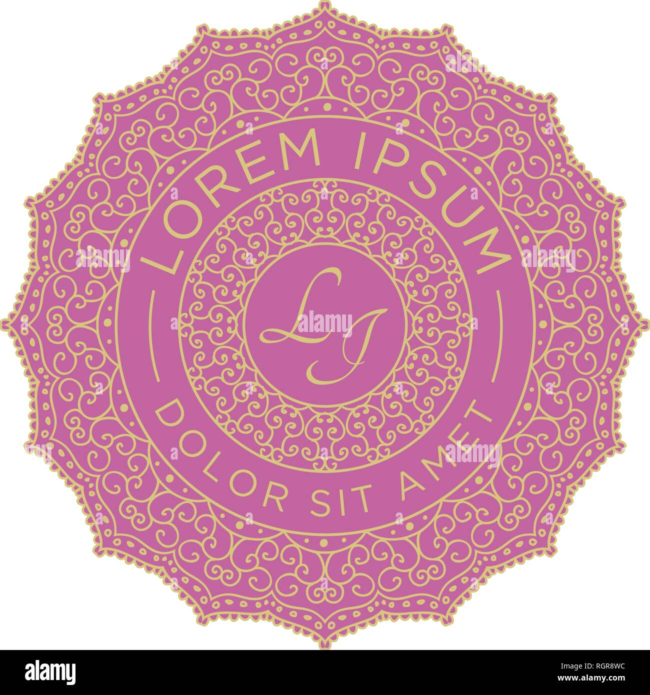 The hindu fractal Stock Vector Images - Alamy