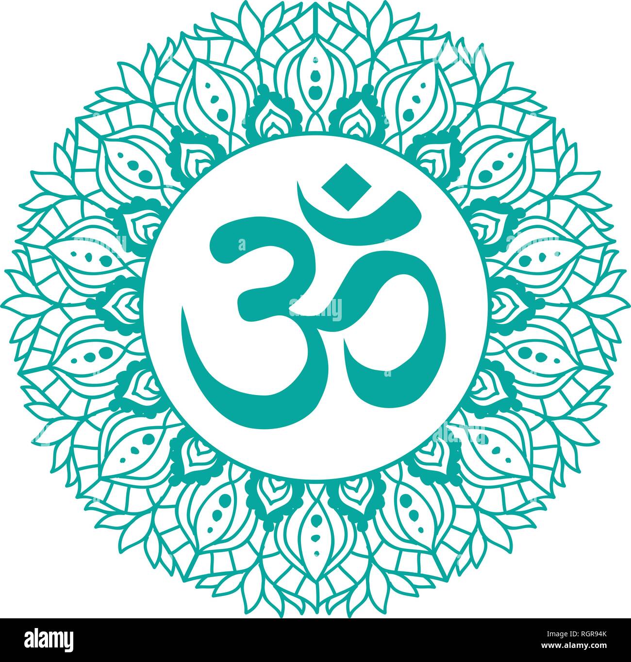 Mandala. Circular figure representing the universe in Hindu and ...